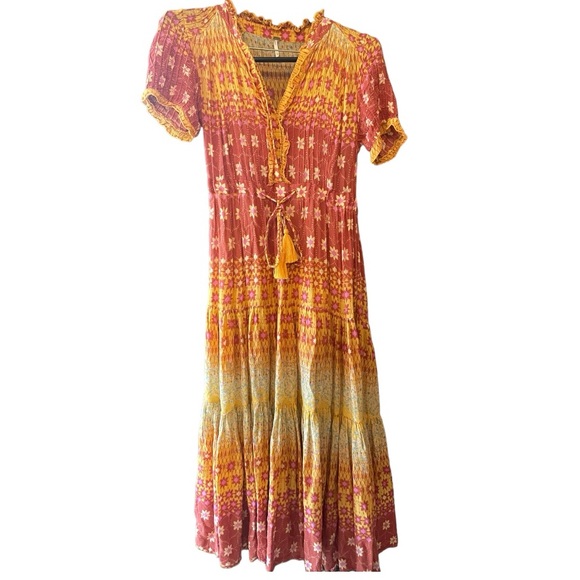 Free People | Dresses | New Free People Rare Feelings Maxi Dress Floral ...